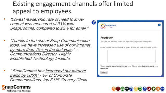 Internal communications with SnapComms | PPT