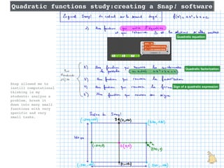 Snap!, a powerful tool for studying algorithms in high school | PDF