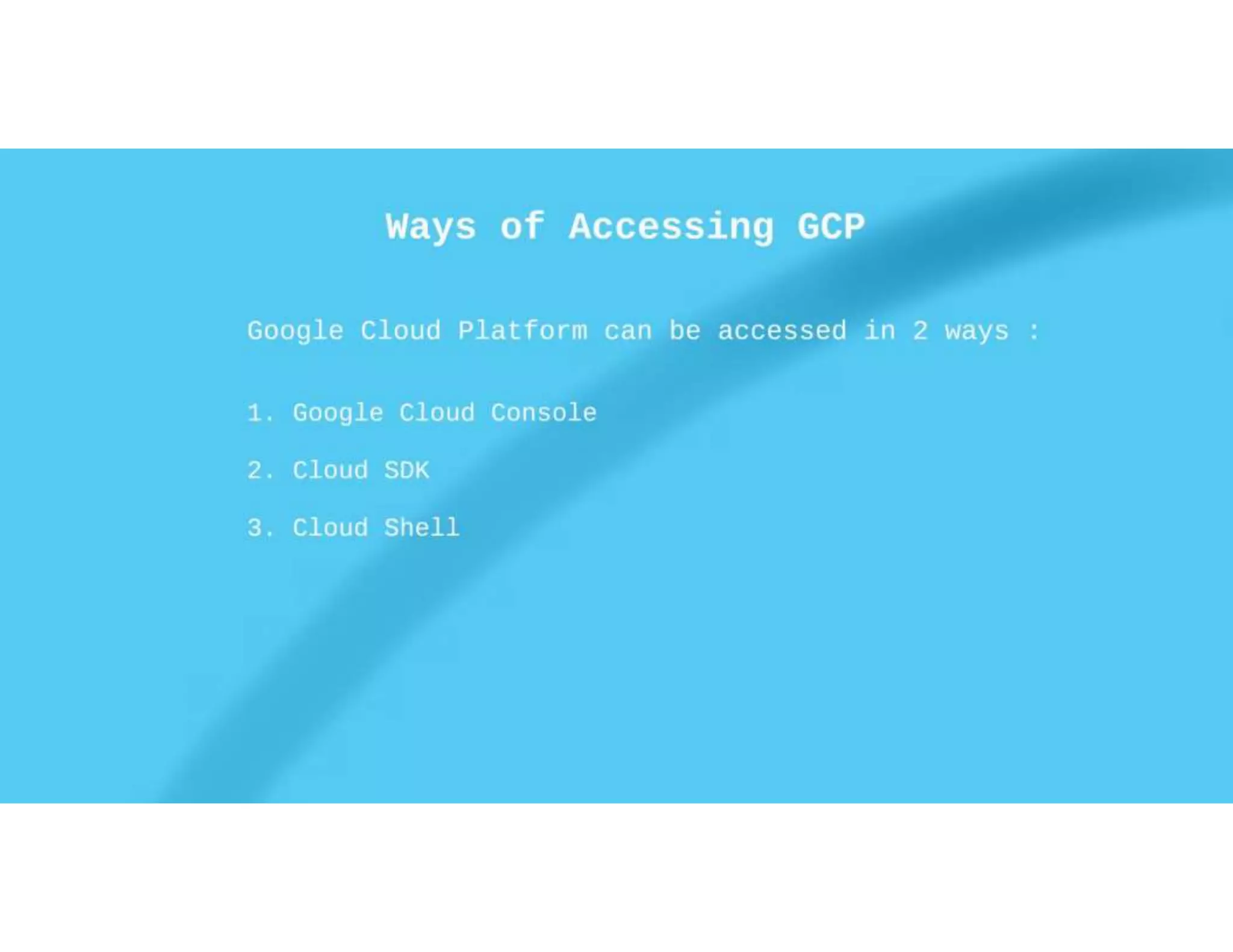 GCCP Cloud Session | PPT