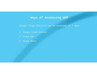 GCCP Cloud Session | PPT