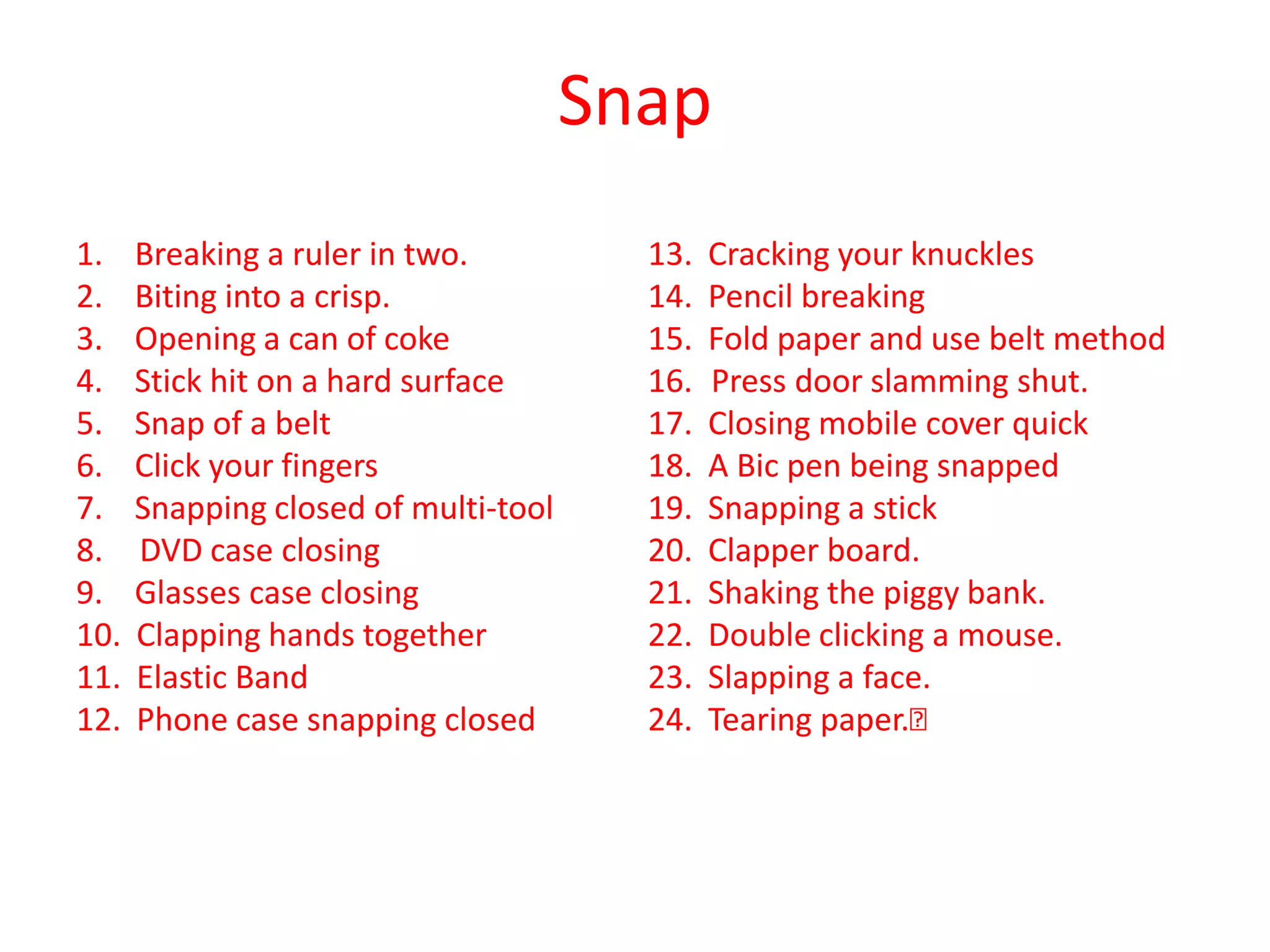 Snap, Crackle and Pop... | PPTX