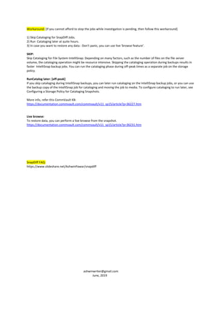 SnapDiff performance issue | PDF