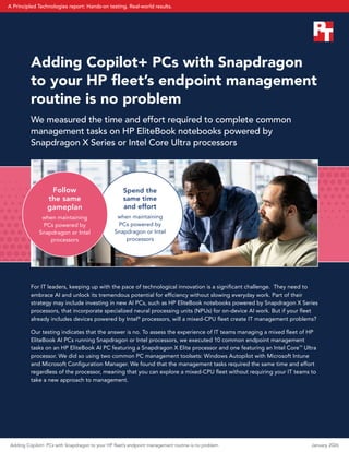 Adding Copilot+ PCs with Snapdragon to your HP fleet’s endpoint ...