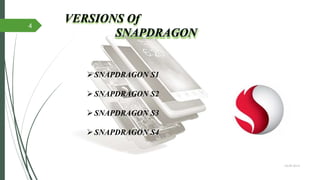 Snapdragon processors | PPTX