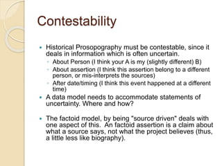 Ontologies for Prosopography | PPTX