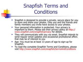 Snapfish Ppt | PPT