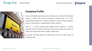 Snap Inc. - Informational Report | PPT