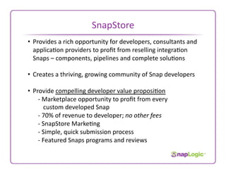 SnapLogic corporate presentation | PDF
