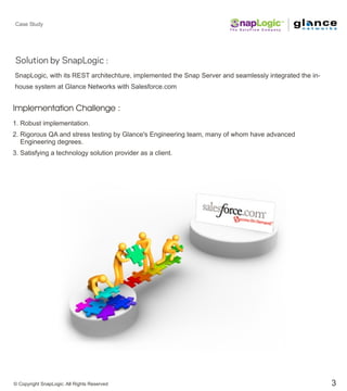 Snaplogic & Glance Networks | PDF
