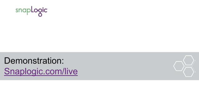 SnapLogic Live: AWS Integration | PPT
