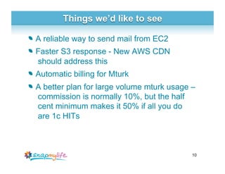 Deploying and Scaling using AWS | PPT