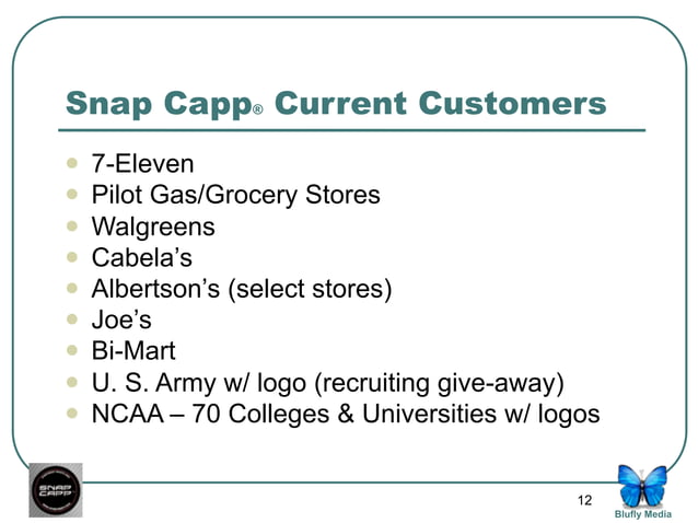 Snapp Capp Presentation | KEY