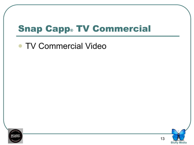 Snapp Capp Presentation | KEY