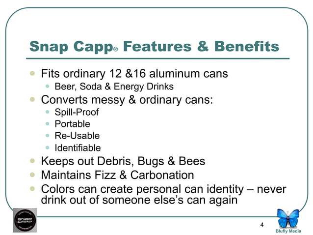 Snapp Capp Presentation | KEY
