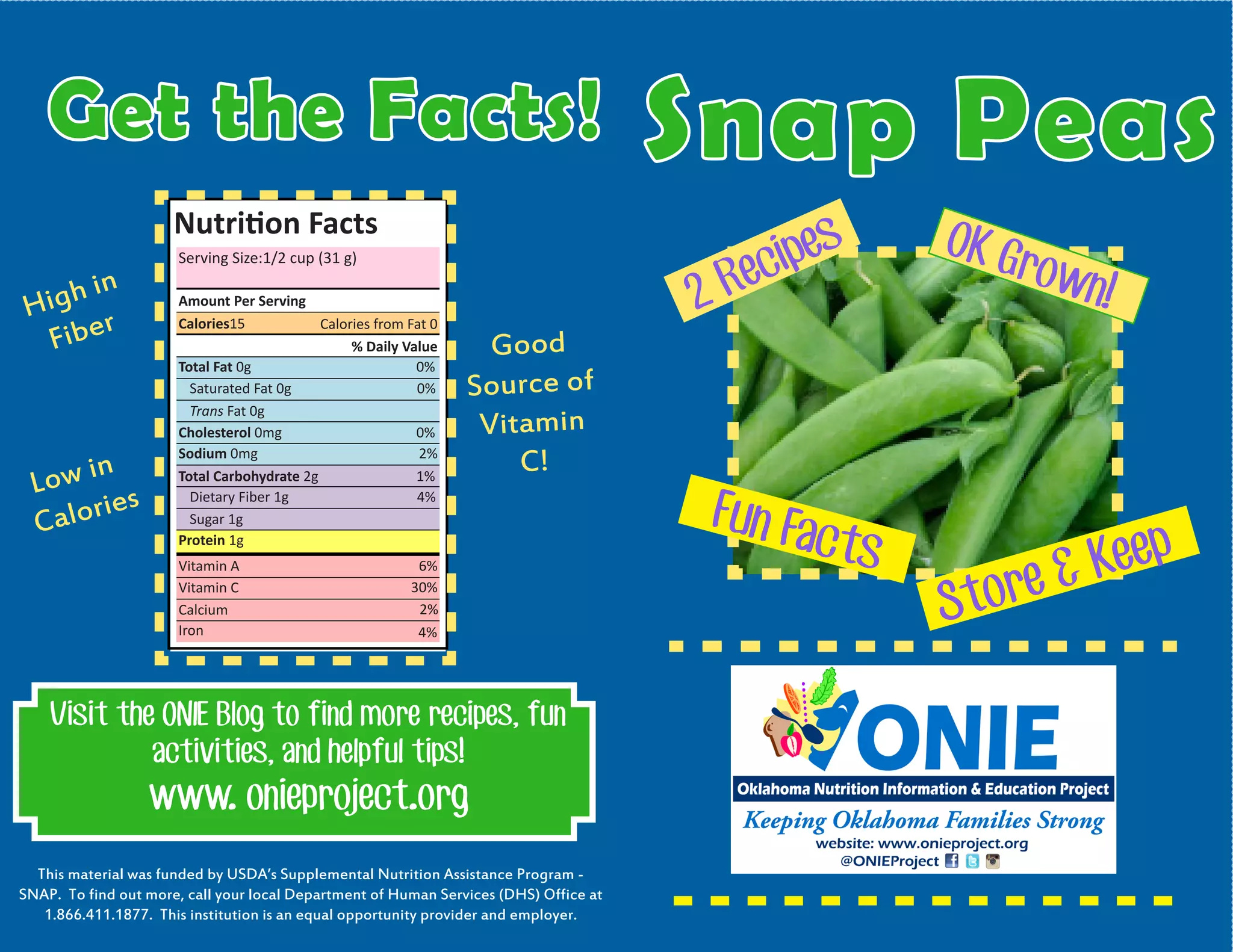 Snap Pea Facts Brochure | PDF