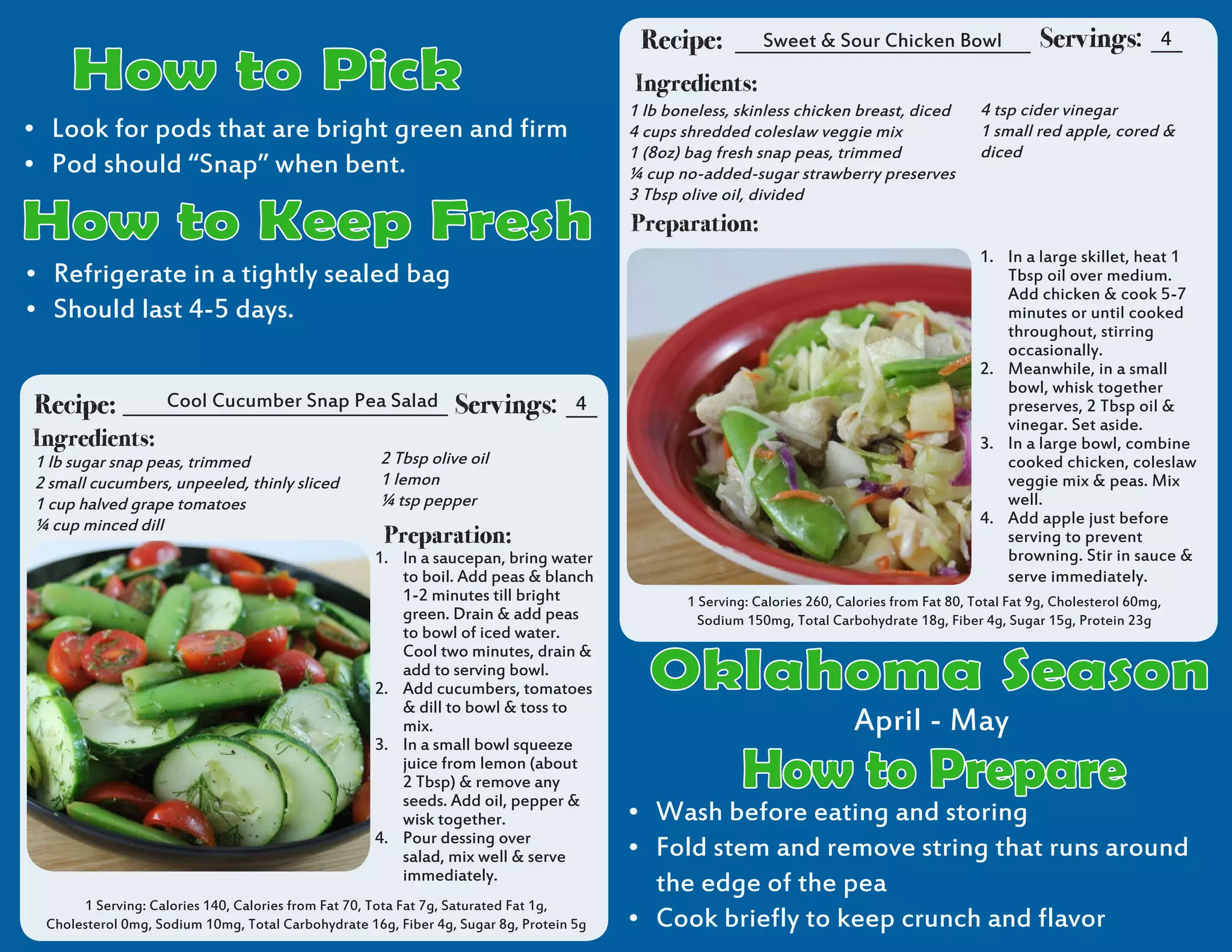 Snap Pea Facts Brochure | PDF