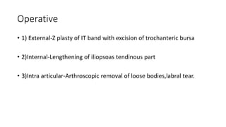 Snapping hip syndrome | PPTX