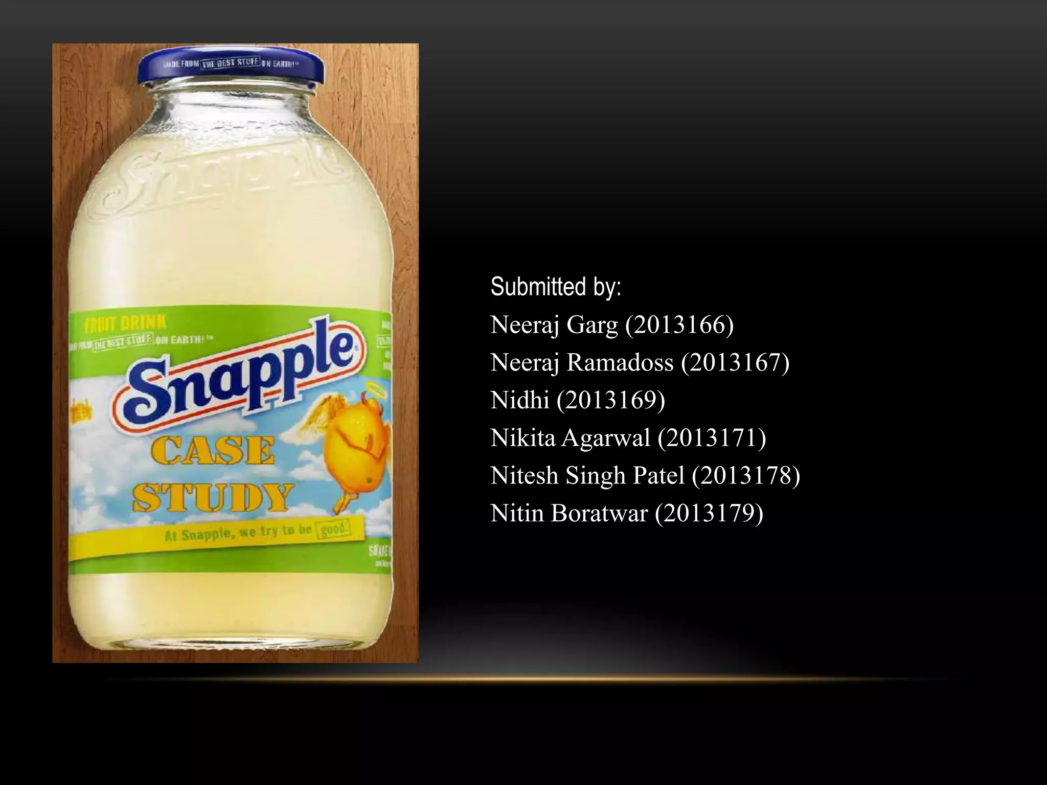 Snapple | PPT