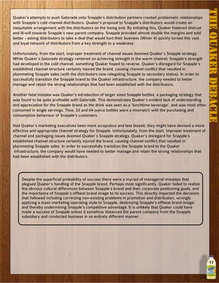 Snapple Case Study | PDF