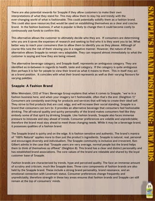 Snapple Case Study | PDF