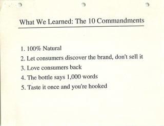 Snapple Presentation to the AMA from 1993 | PDF