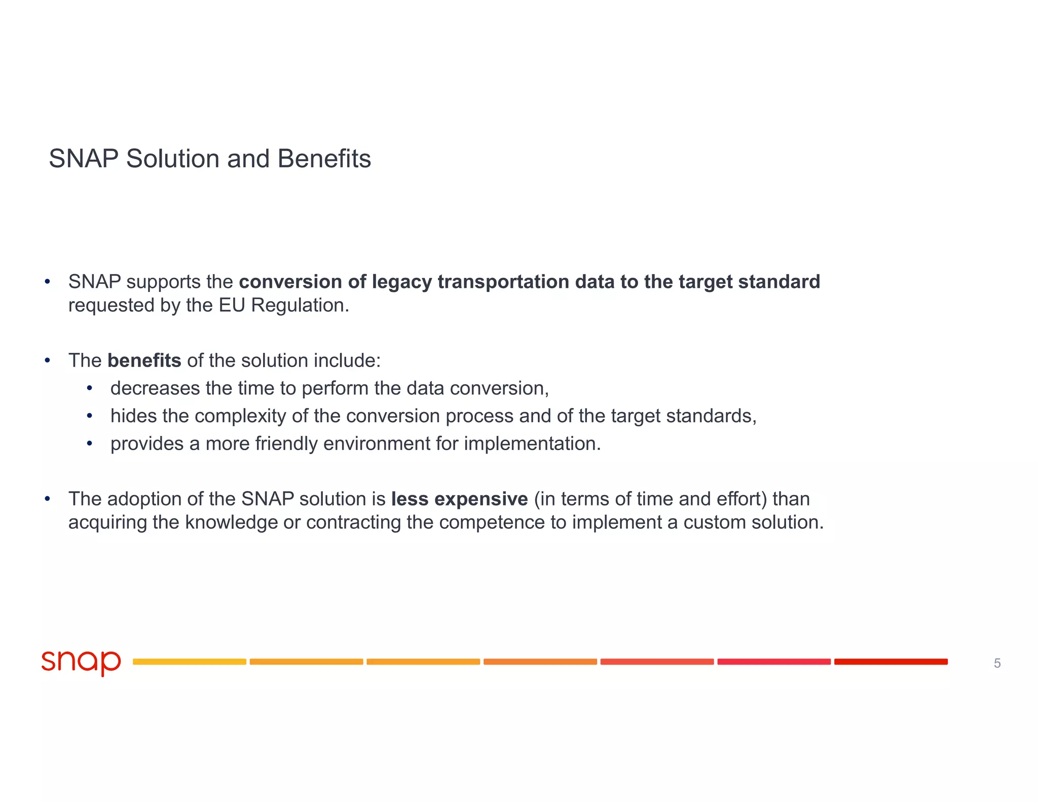 The SNAP Project | PPT