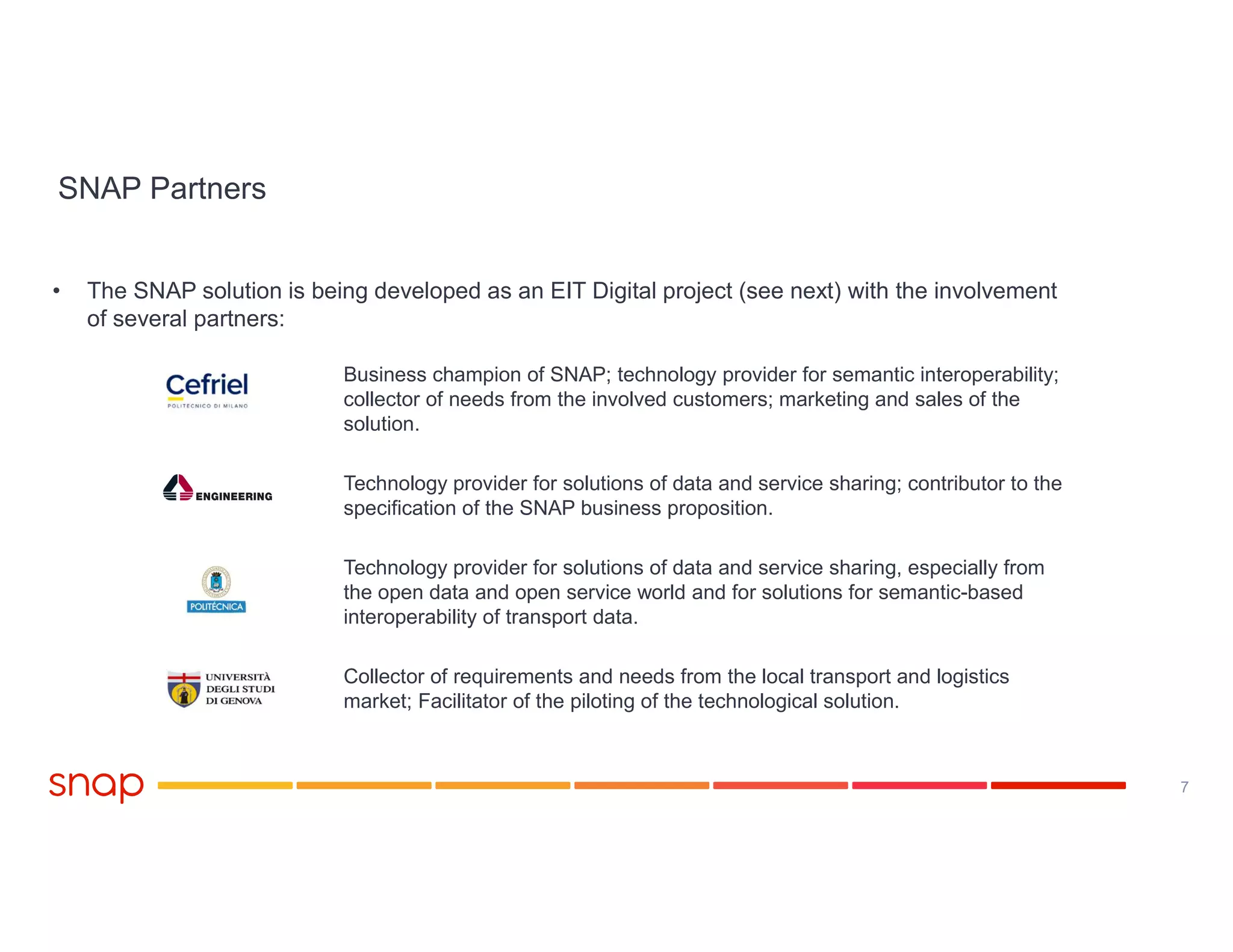 The SNAP Project | PPT