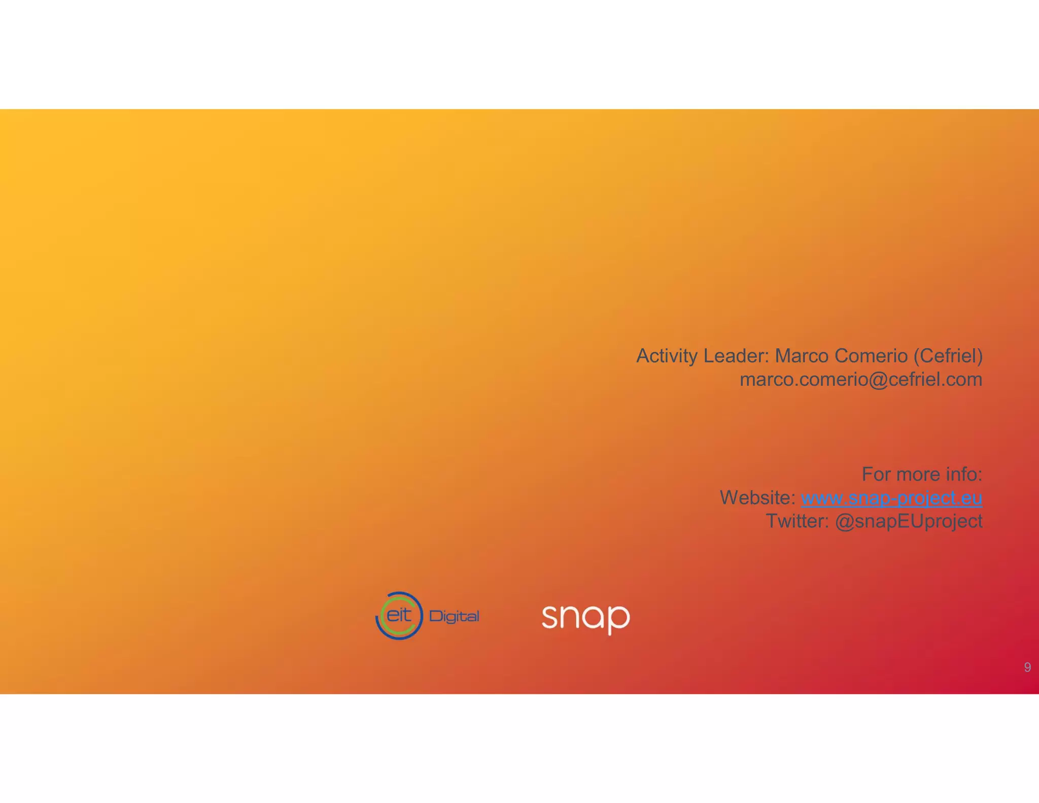 The SNAP Project | PPT