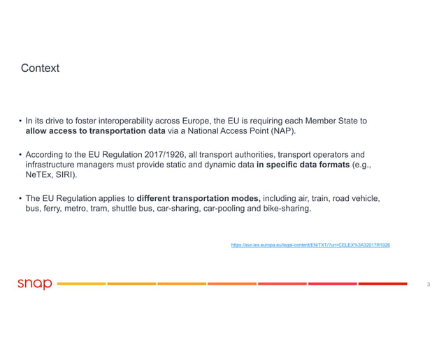 The SNAP Project | PPT