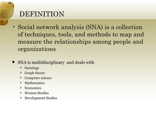Introduction to Social Network Analysis | PPT