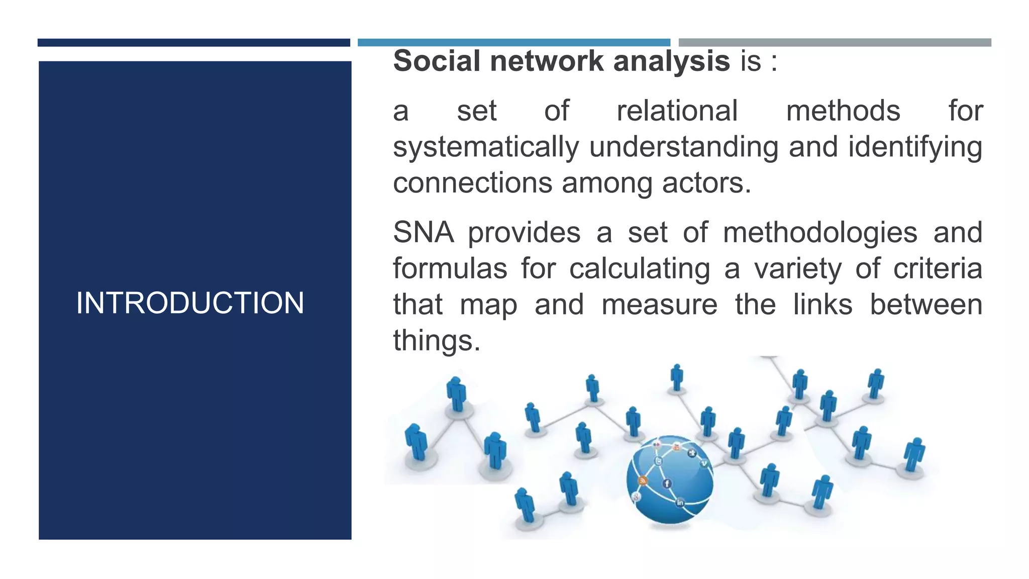 Social Network Analysis power point presentation | PPTX