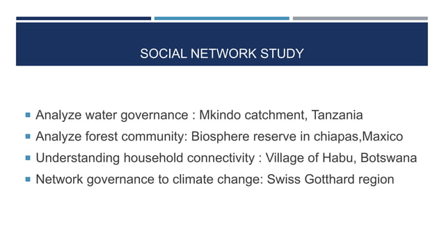 Social Network Analysis power point presentation | PPTX