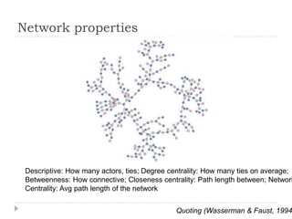 Social Network Analysis | PPTX | Social Networking | Internet