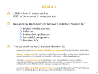 OSGi Service Platform 4.2 | PDF