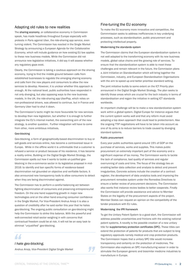 Snapshot 19 15 single market strategy | PDF