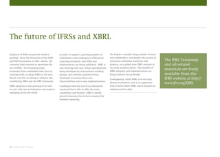 Snapshot of IFRS Taxonomy | PDF