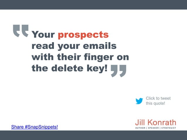 SNAP Snippets - 45 Quick Sales Tips from SNAP Selling | PDF | Business ...