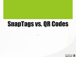 Snap tags v qr codes | PDF