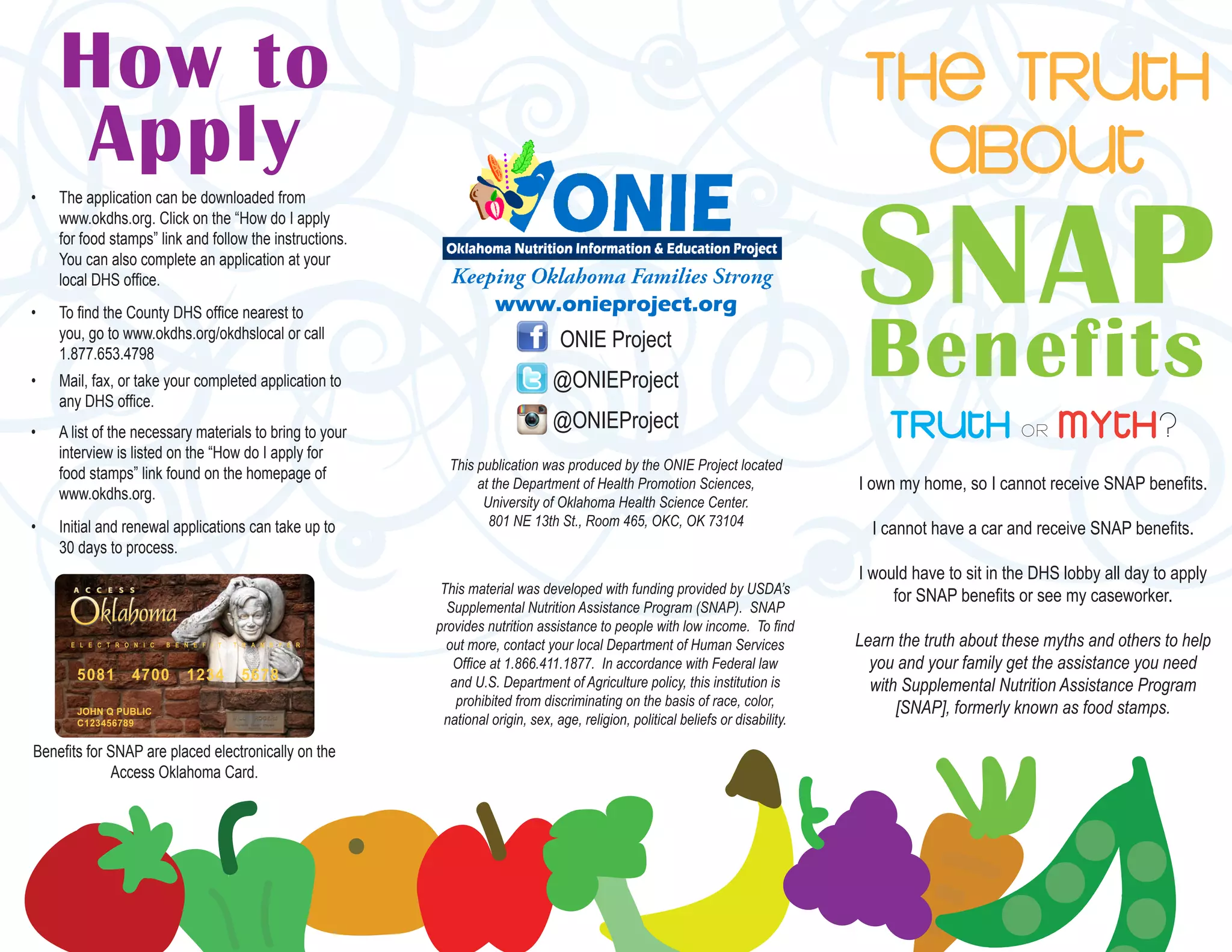 SNAP Benefits Brochure | PDF