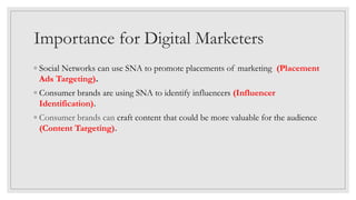 Social Network Analytics (SNA) | PPTX