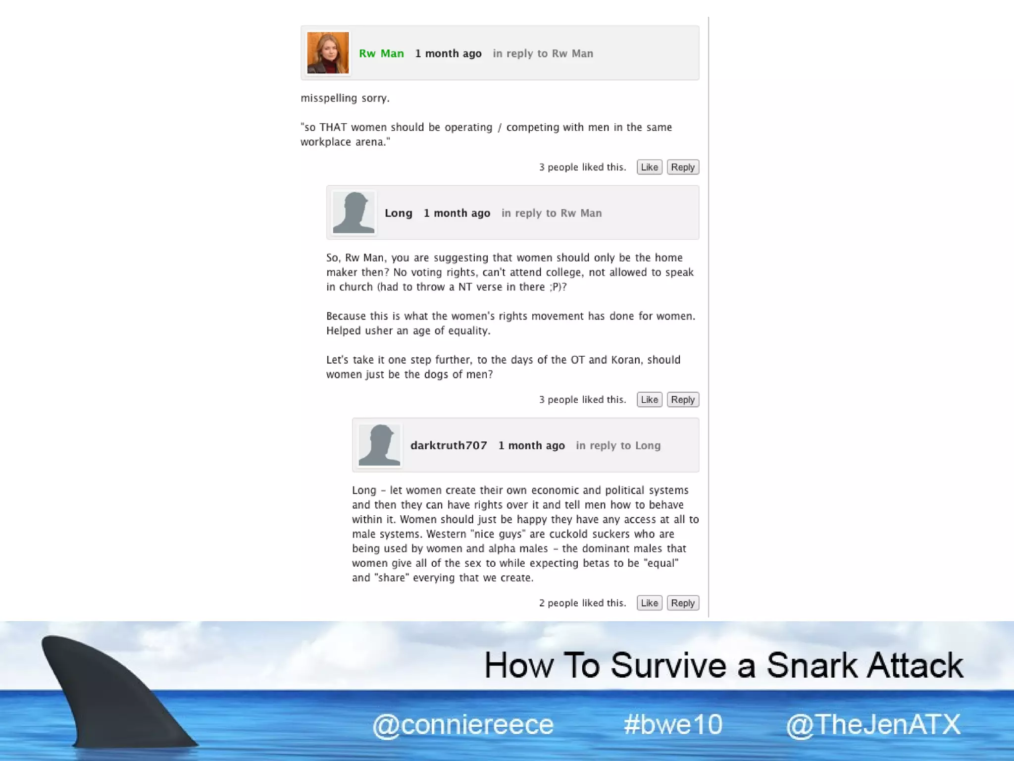 How to Survive a Snark Attack | PPT