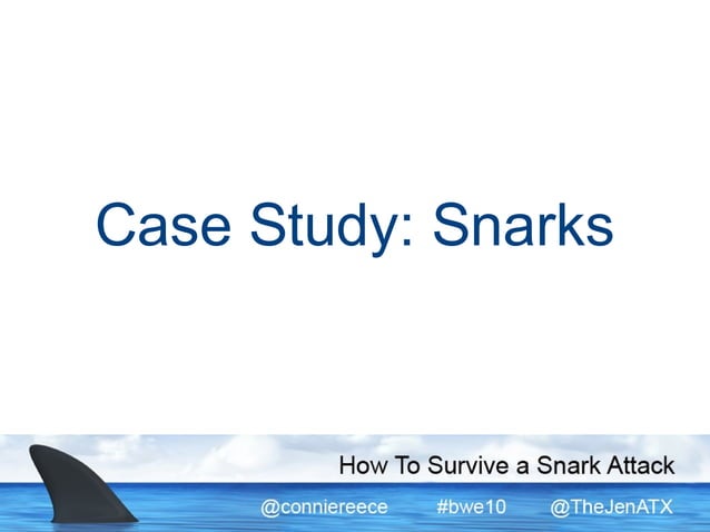 How to Survive a Snark Attack | PPT