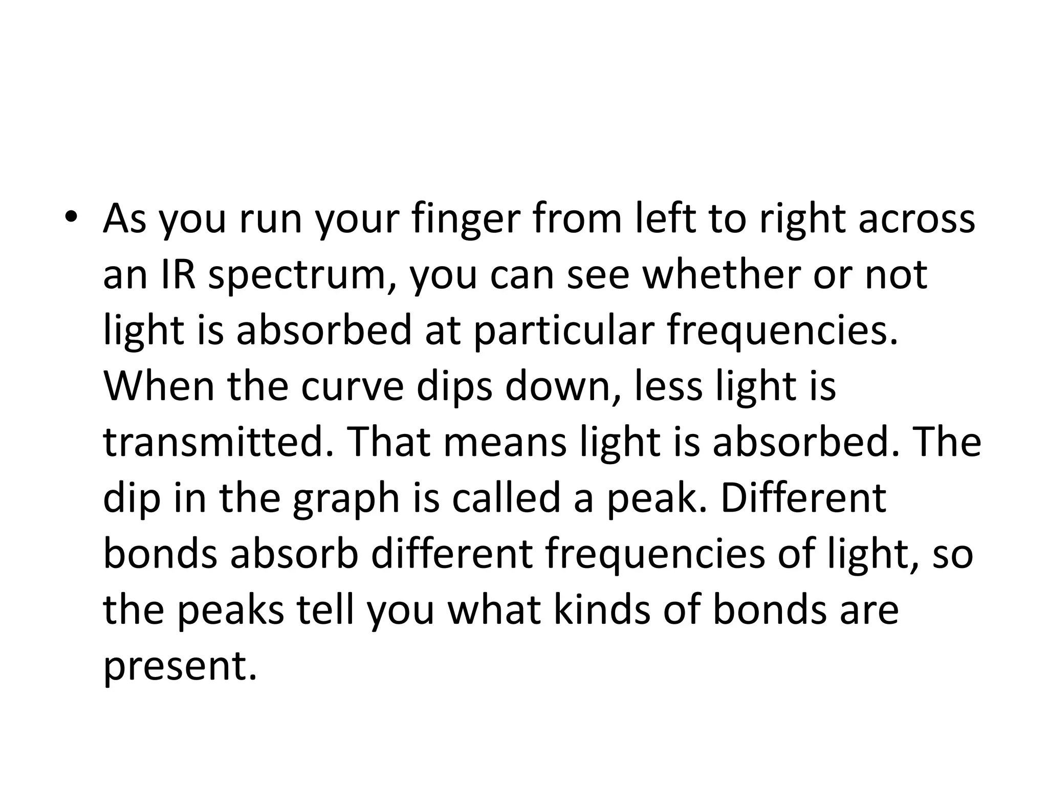 Sna spectroscopy interpreting ir spectra | PPTX