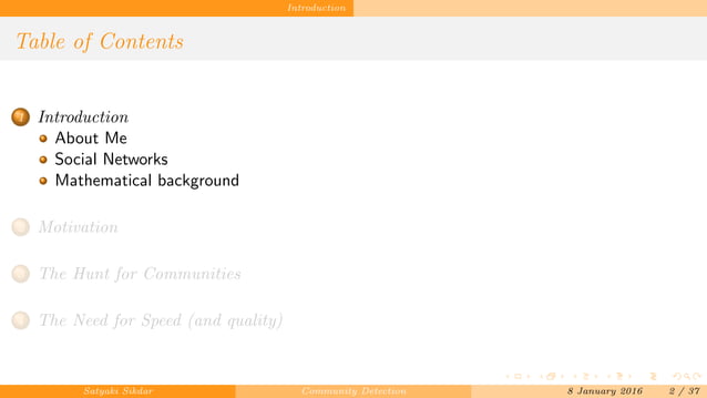 Community Detection In Social Networks A Brief Overview Ppt