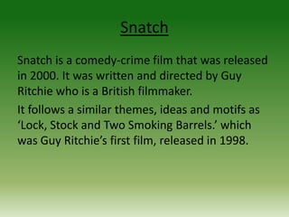 Snatch | PPT