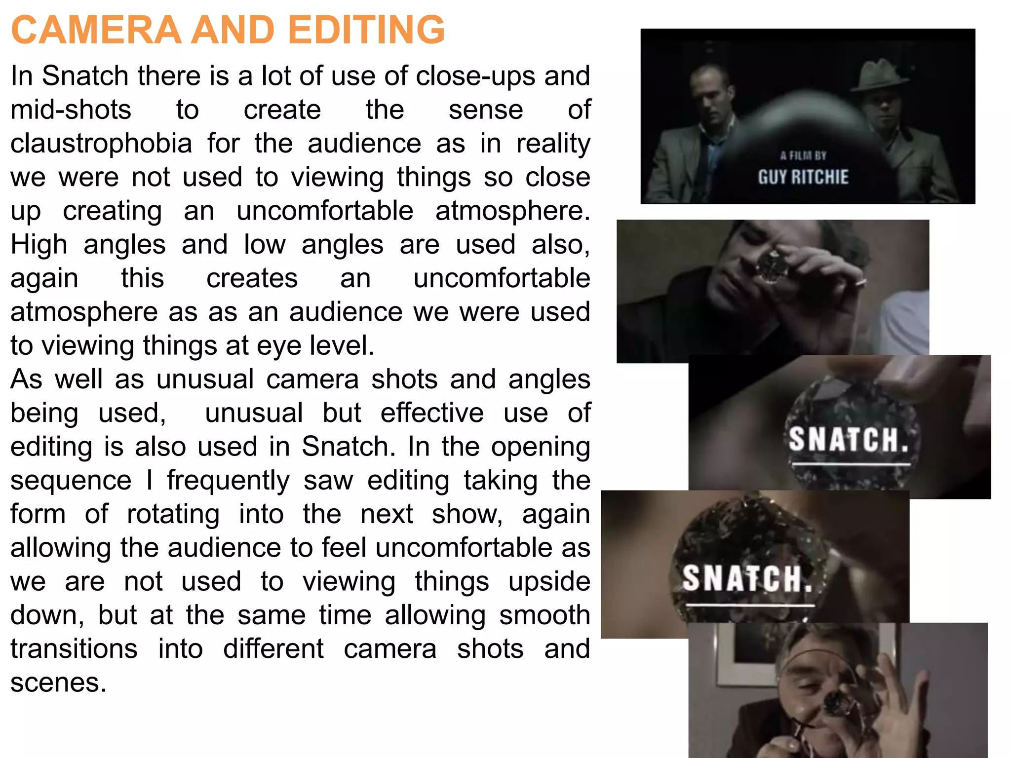 SNATCH ANALYSIS | PPTX