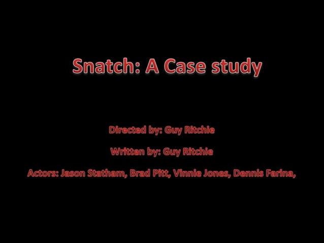Snatch presentation | PPT