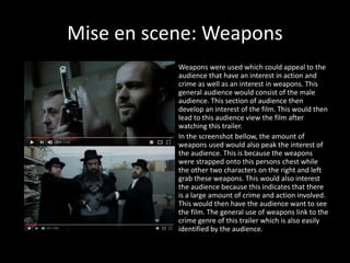 Snatch trailer analysis | PPT