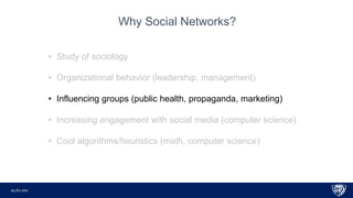 Social Network Analysis Workshop | PPTX