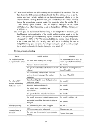 Snb 3 viscometer manual | PDF